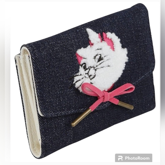 Loungefly | Bags | Loungefly Aristocats Marie Denim Small Wallet Nwt ...
